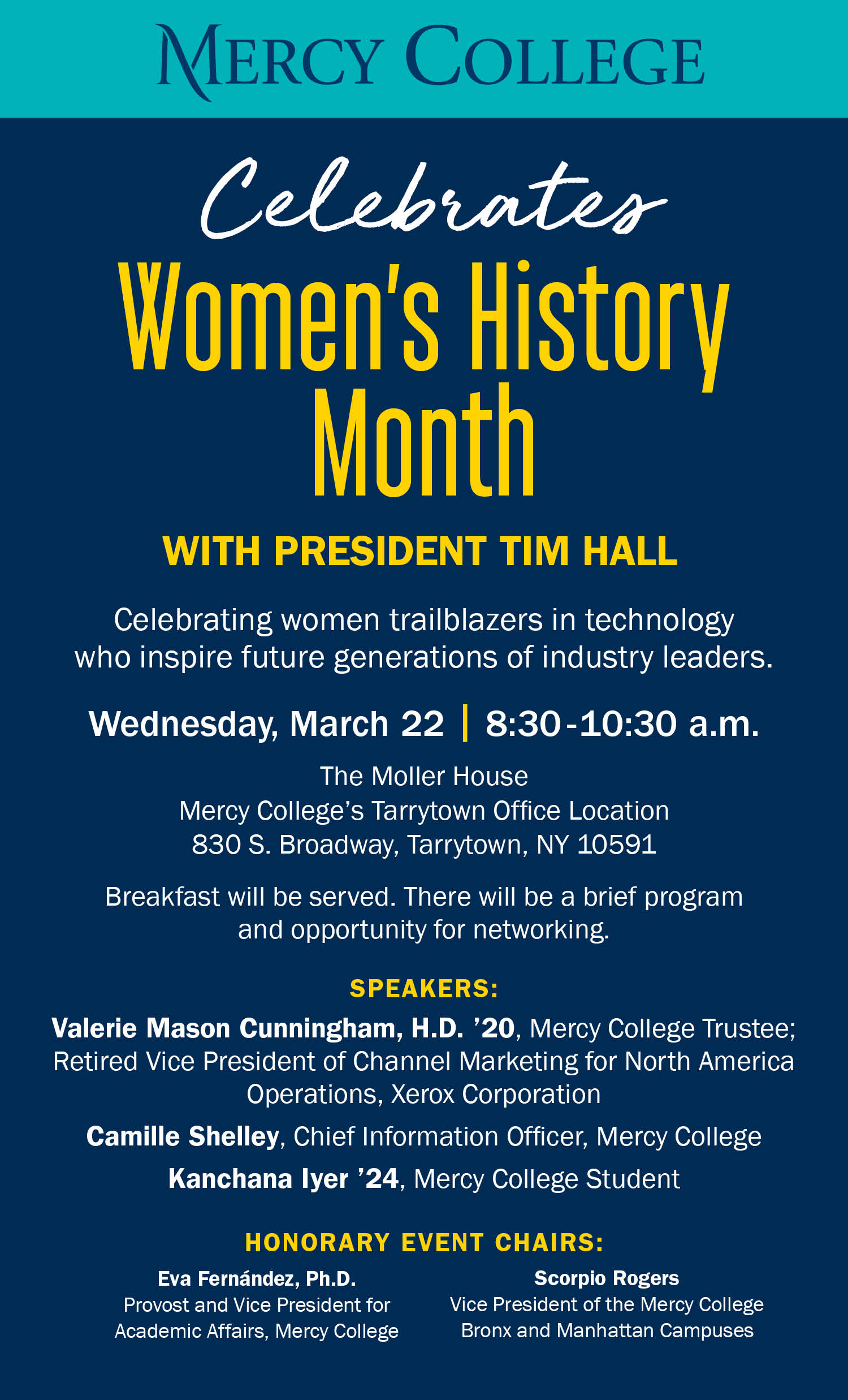 Women's History Month Event 2023 - Mercy University